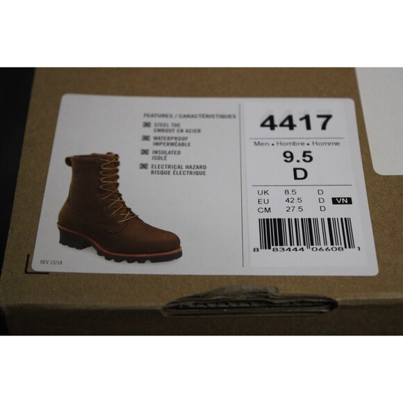 Red Wing Shoes | Shoes | Red Wing 447 Loggermax Mens Size 95 D 9 Inch ...